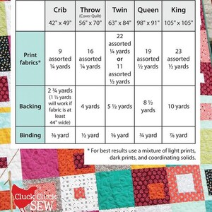 TANGO Quilt Pattern 144 by Cluck Cluck Sew Quilt Project in 5 Sizes ...