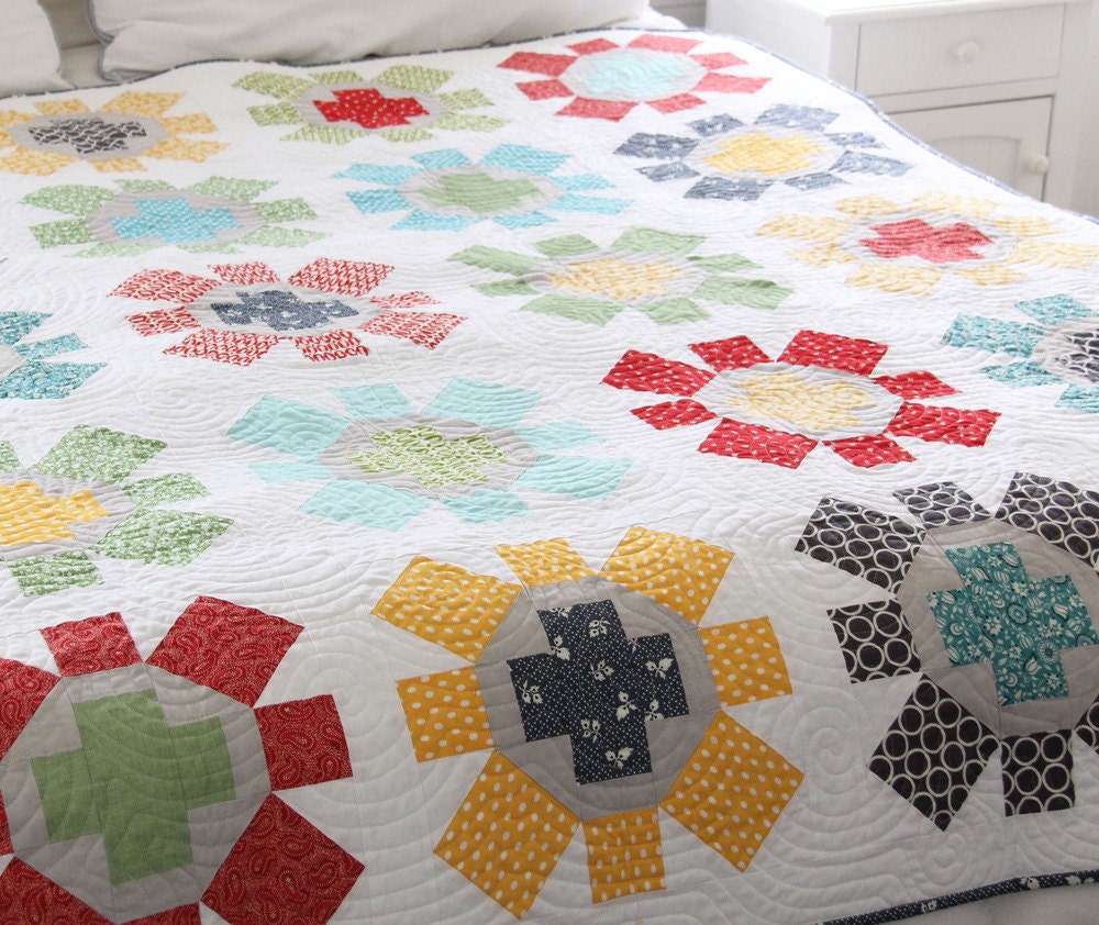 Spin Cycle Quilt Pattern by Cluck Cluck Sew Super FUN Fat - Etsy