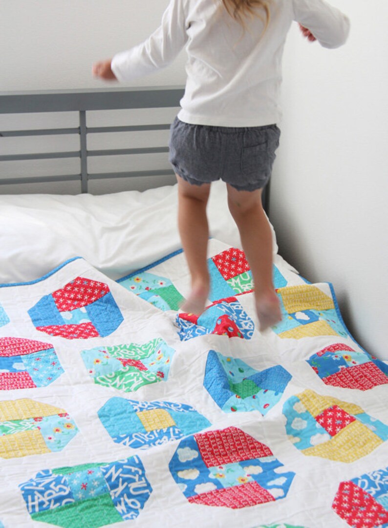 LAYER CAKE BOUNCE Quilt Pattern 184 by Cluck Cluck Sew 5 | Etsy