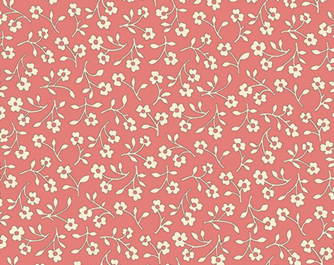 Orange Medallion Fabric Medallion White Coral by Littlerhodydesign ...