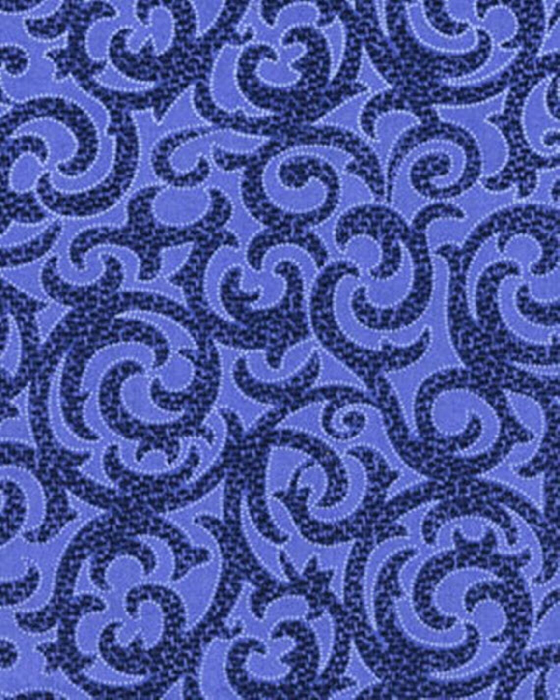 HARMONY Scroll in Medium Blue Scrolls Swirl Swirls Cotton - Etsy
