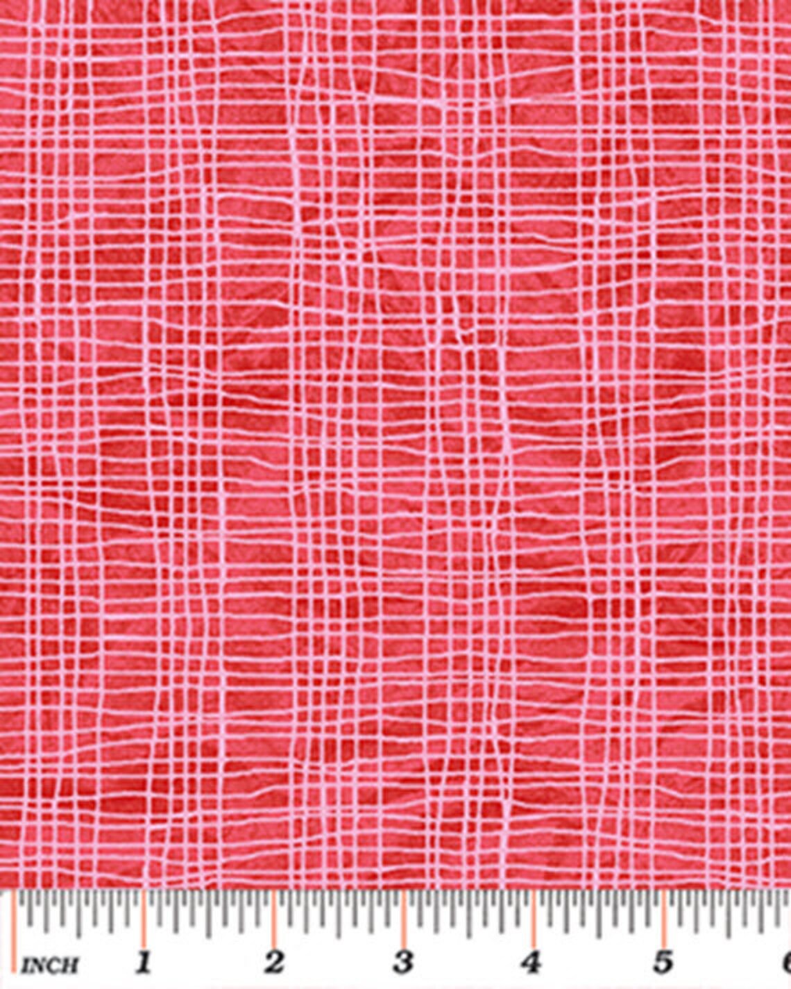 BUTTERFLY EFFECT - Texture in Red - Blender Cotton Quilt Fabric ...