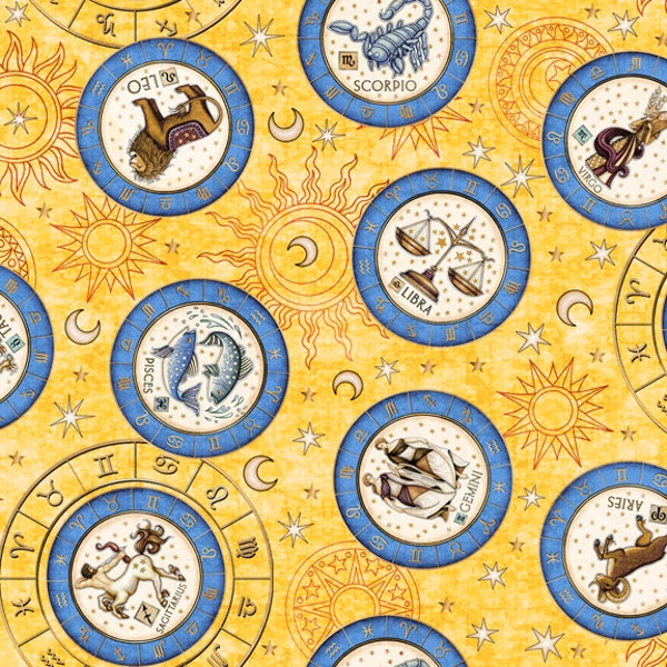 Astrology Fabric - Etsy
