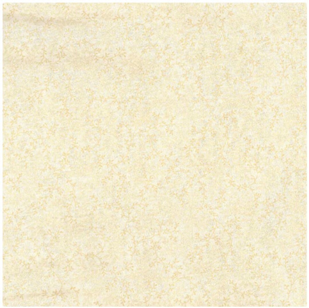 68" Remnant DELICATE VINES WIDE in Super Pale - 108" Quilt Backs (basic ...
