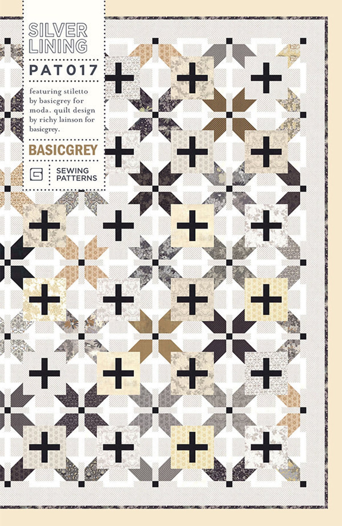 Silver Lining Quilt Pattern by Basic Grey Beautiful - Etsy