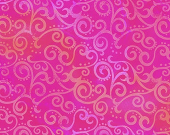Hot Pink Scroll - Etsy