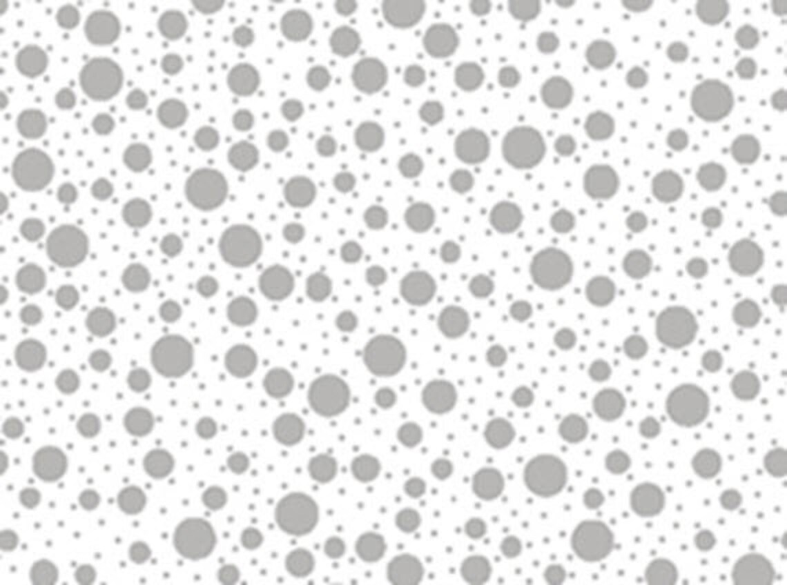 METALS - Dots in Metallic Silver on White - Cotton Dot Blender Quilt ...