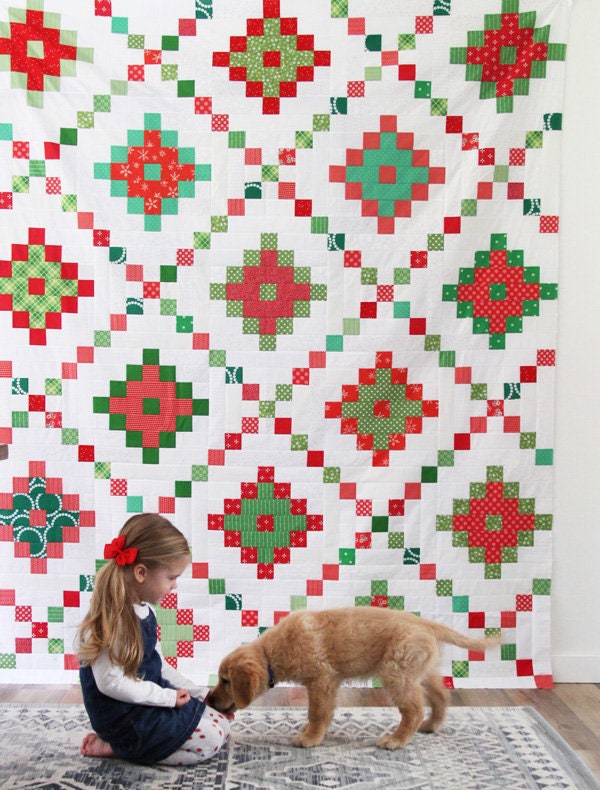 PIXEL CHAIN Quilt Pattern 182 by Cluck Cluck Sew Jelly Roll - Etsy