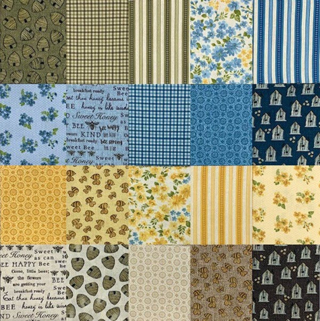 GARDEN HAPPY Fat Quarter Bundle - 20 Different Prints - Floral Cotton ...