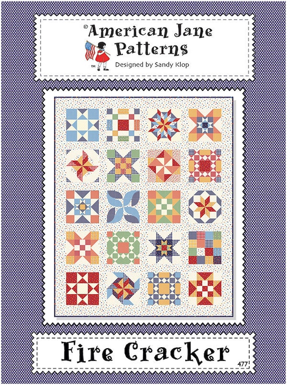 Fire Cracker BOM Quilt Pattern Block of the Month Party Pack | Etsy