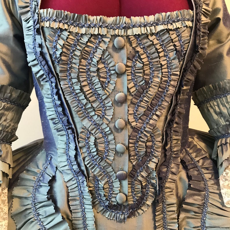 CUSTOM Rococo 18th Century Ruffle Gown | Etsy