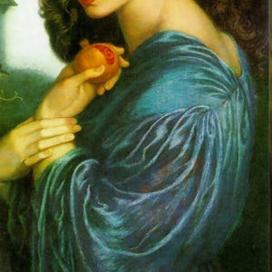 Fabric Panel; Rosetti Fabric Panel Pre Raphaelite Proserpine Craft ...