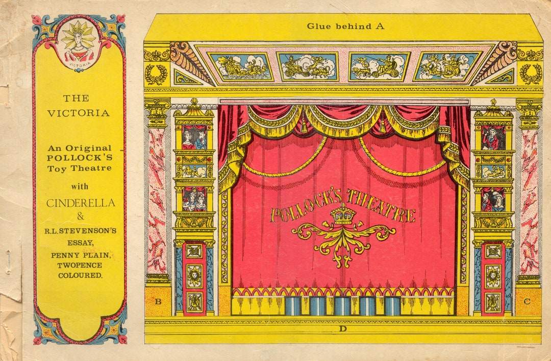 Victorian Paper Theatre /set Cinderella / Steampunk ATC/ Altered Art ...