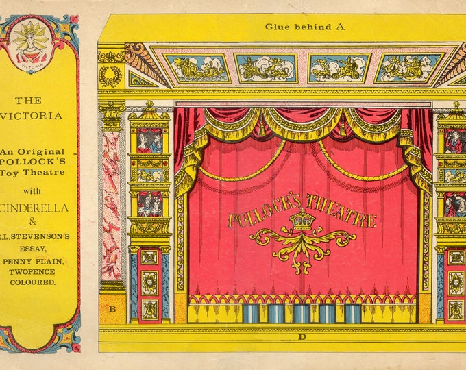 Victorian Paper Theatre /set Cinderella / Steampunk ATC/ | Etsy