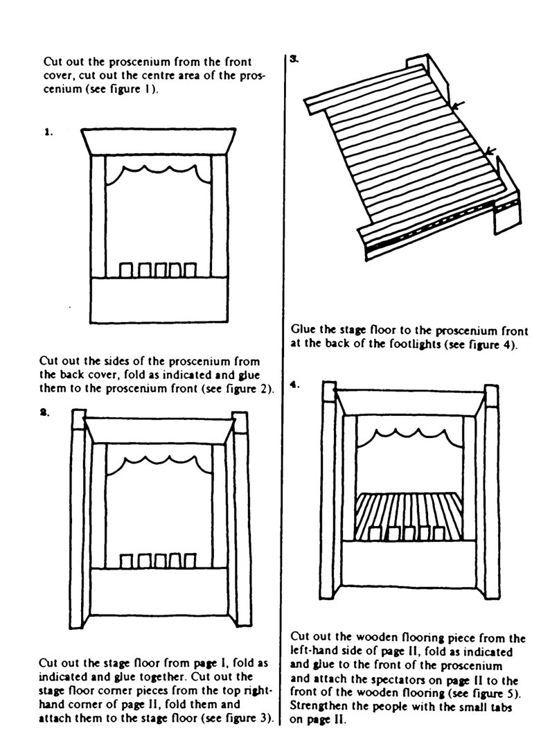 Victorian Paper Theatre + Stage + Wings + Sliders Etc /toy Theatre ...