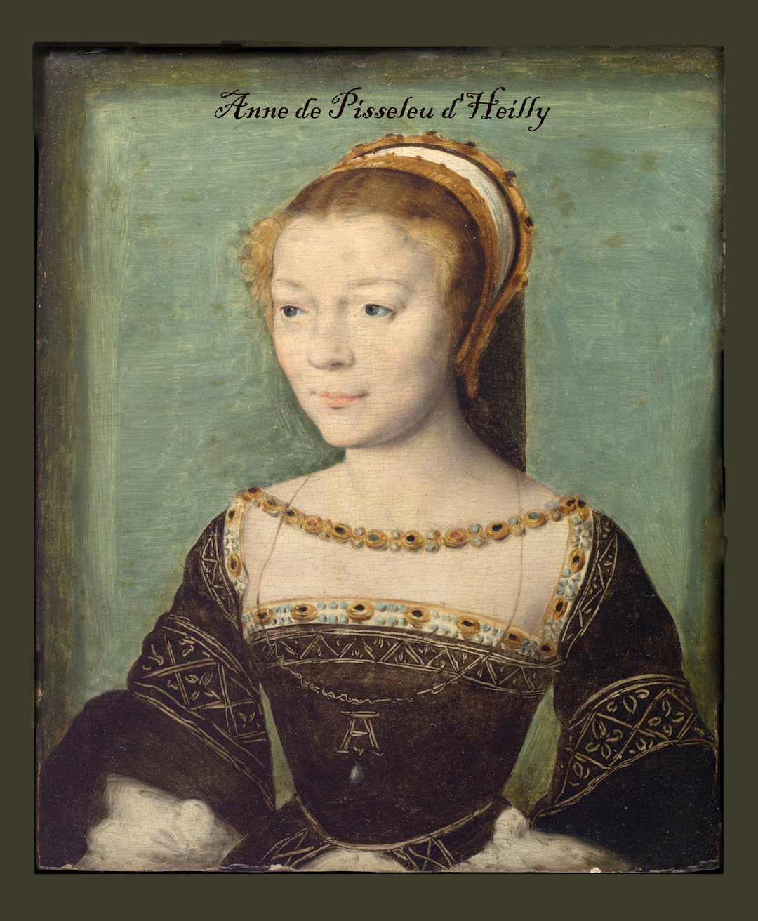 Fabric Panel Elizabethan Portrait Old Master Fabric Panel Craft ...