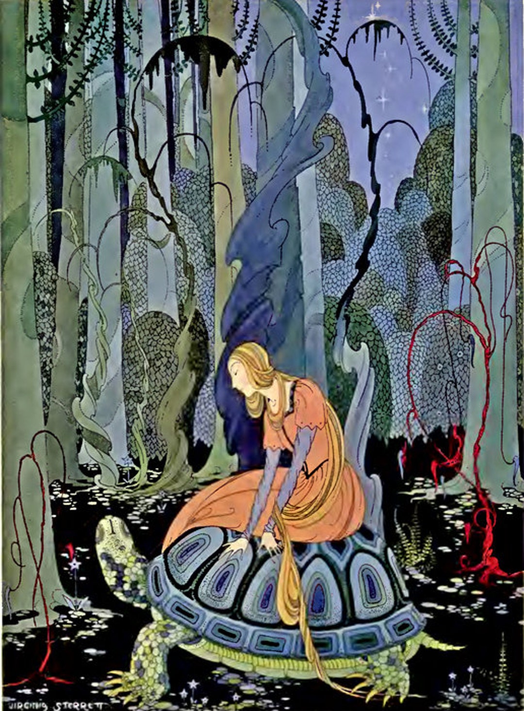 Fabric Panels; Old French Fairy Tales, Virginia Sterrett . Quilting ...