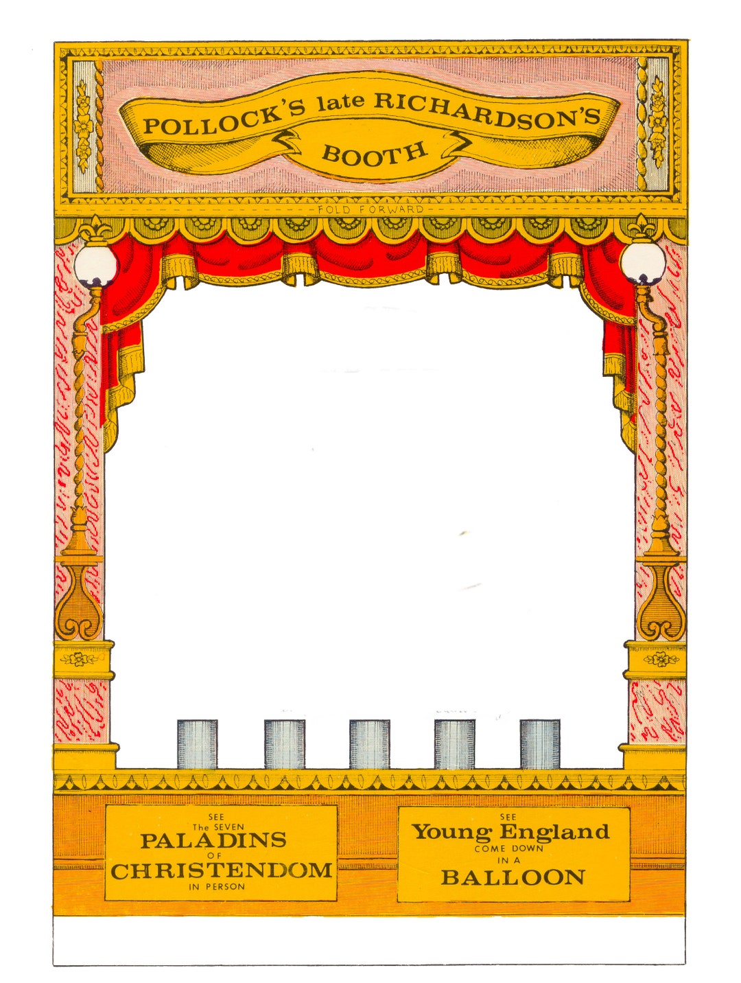 Victorian Paper Theatre + Stage + Wings + Sliders Etc /toy Theatre ...