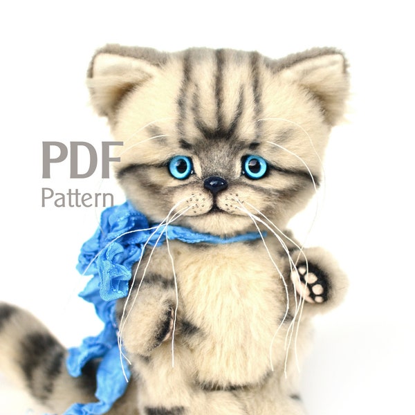 Teddy Cat Pattern - Etsy