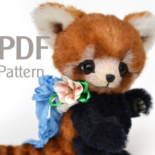 PDF Pattern Artist Red Panda Daiki 6.1 Epattern - Etsy