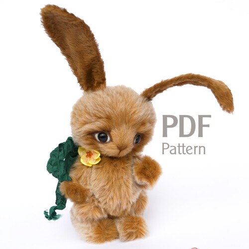 PDF Pattern Artist Teddy Bunny Vito 6.1 Epattern - Etsy