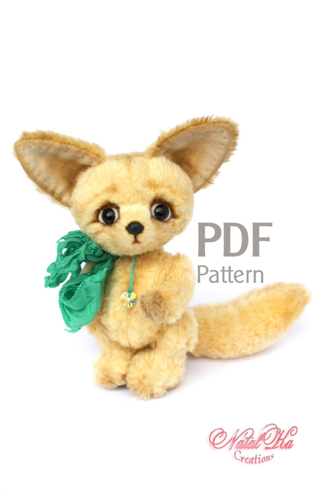 Pattern Teddy Fennec Fox Rommel PDF 5,7" - Artist Teddy Fox Pattern ...
