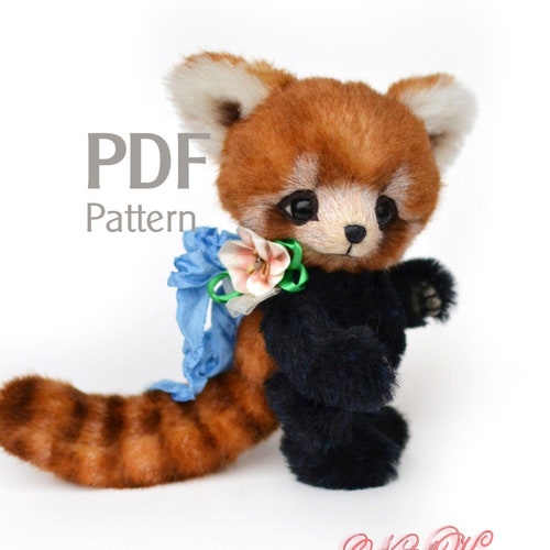 PDF Pattern Artist Red Panda Daiki 6.1 Epattern - Etsy