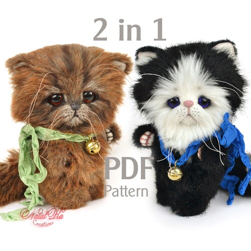 PDF Tutorial and Pattern Teddy Cat Adi 6.1 Make Teddy - Etsy
