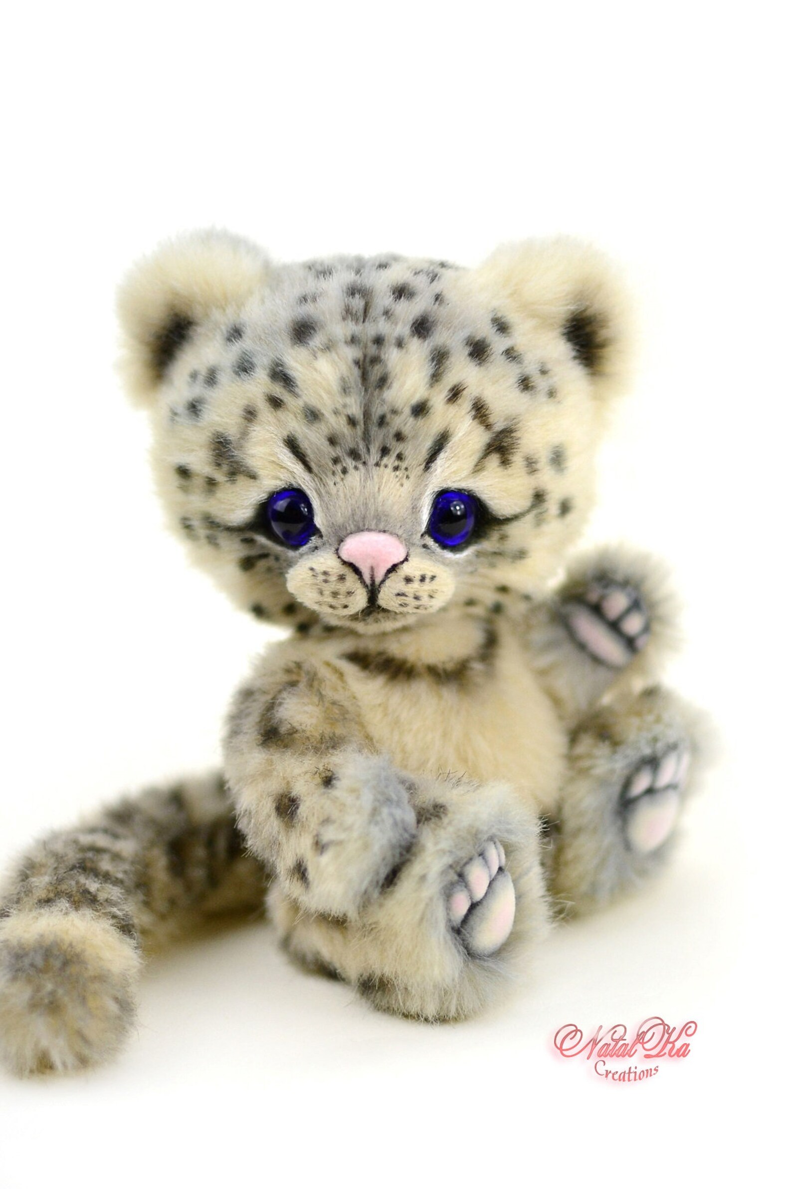 PDF Pattern Teddy Snow Leopard Kai 6.1 In Teddy Sewing - Etsy