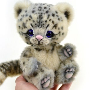 PDF Pattern Teddy Snow Leopard Kai 6.1 In, Teddy Sewing Pattern, Make ...