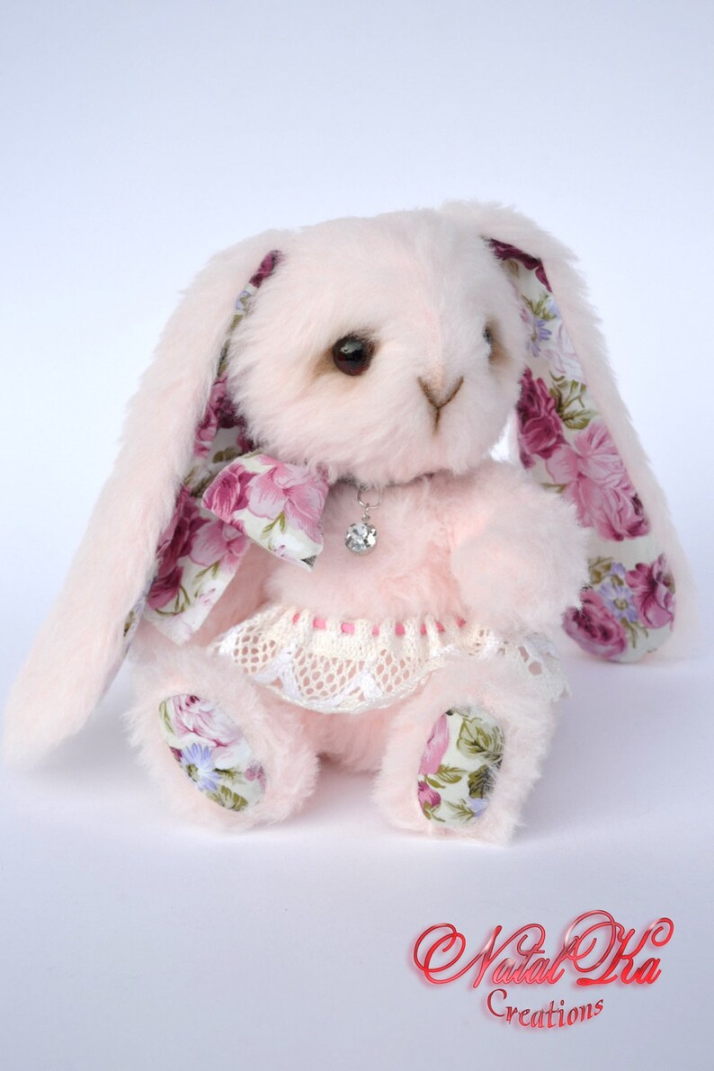 Pattern teddy bunny rabbit Rosa 83 in pattern rabbit bunny | Etsy