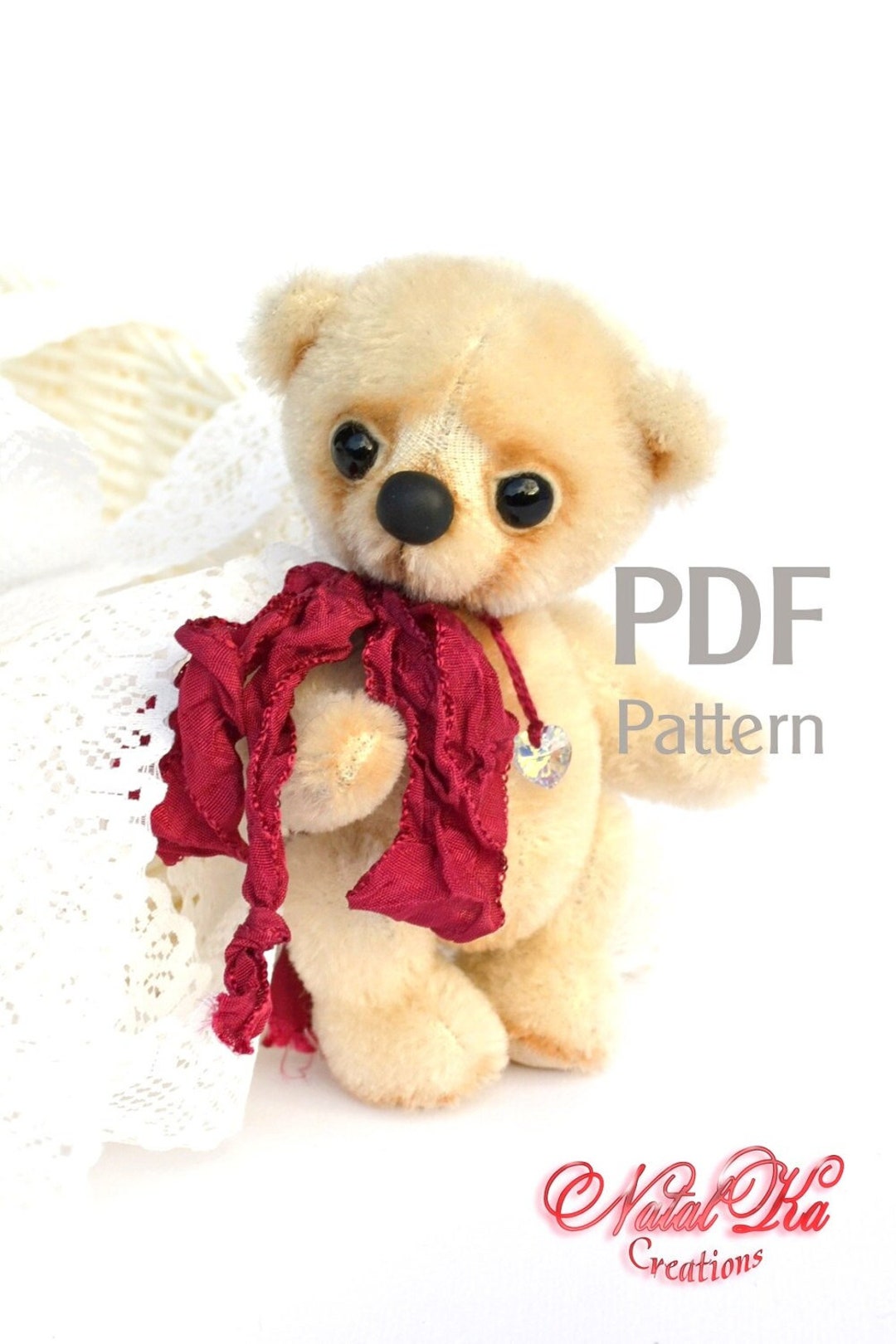 PDF Pattern Artist Bear Bim 5,5 In, Teddy Bear Pattern, Do It Yourself ...