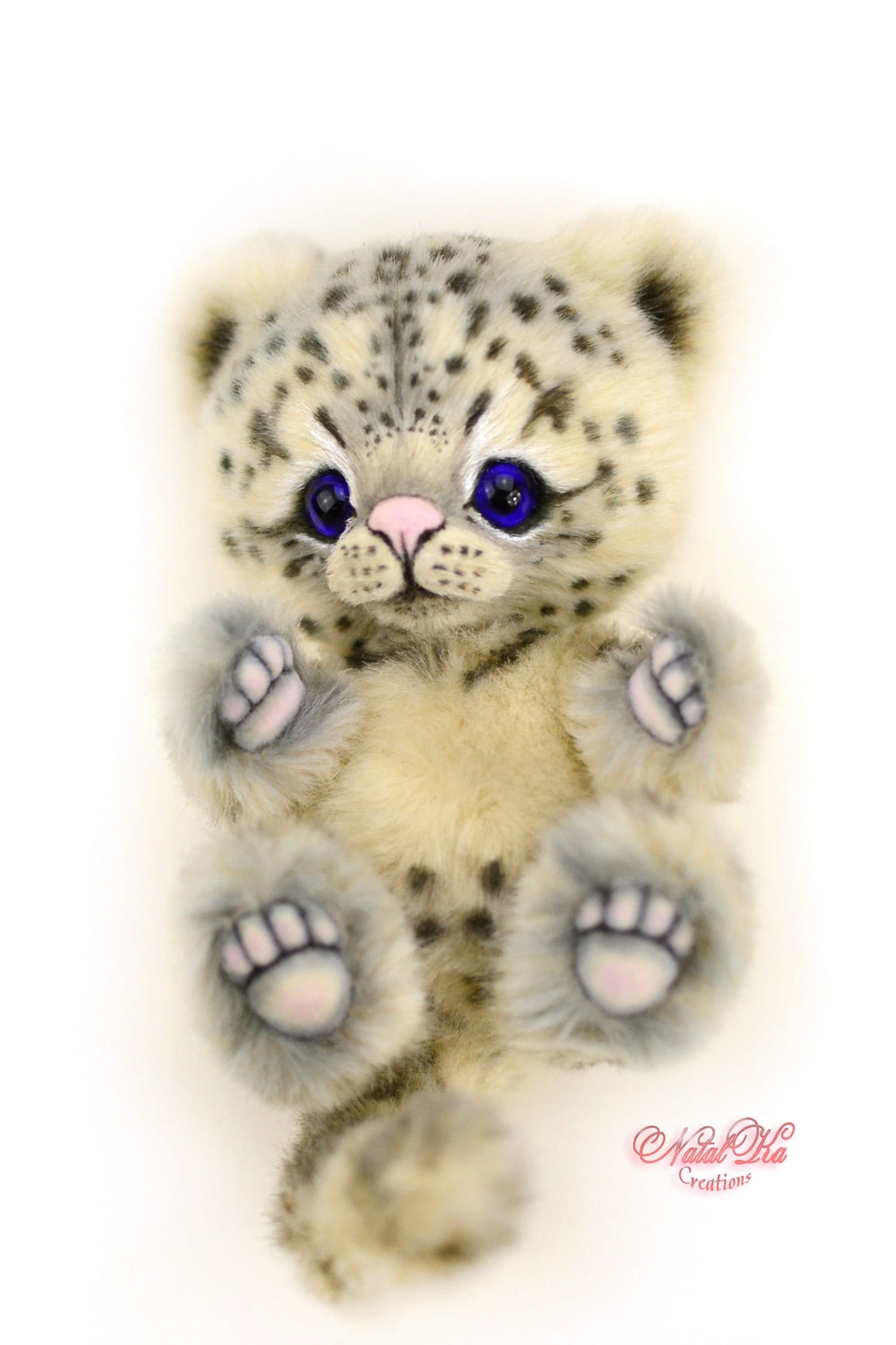 PDF Pattern Teddy Snow Leopard Kai 6.1 In Teddy Sewing - Etsy