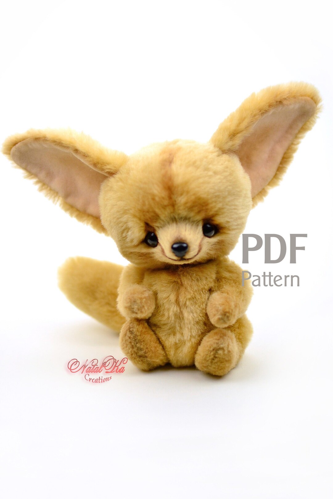 Pattern Teddy Fennec Fox Erik, Artist Teddy Fox Pattern, PDF Sewing ...