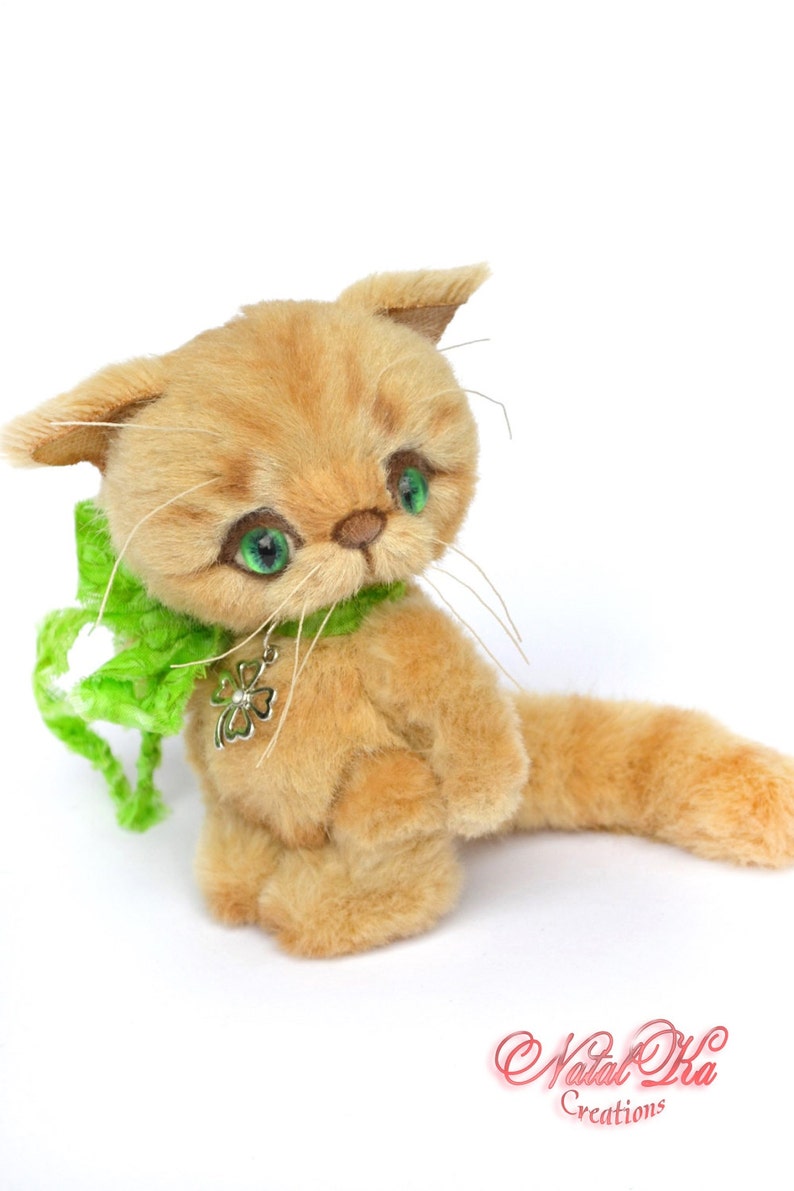 PDF Pattern Artist Teddy Cat Fynn 4.8 In, Make Stuffed Toy, Sewing ...