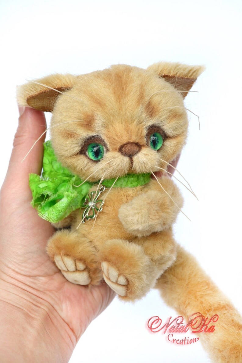 PDF Pattern Artist Teddy Cat Fynn 4.8 In, Make Stuffed Toy, Sewing ...