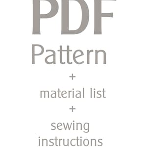 PDF Pattern Teddy Panda Bodo 6.5 in With Sewing Tutorial and Material ...