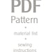 PDF Pattern Teddy Panda Bodo 6.5 in With Sewing Tutorial and Material ...
