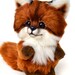Pattern Teddy Fox Faris 6.5 In PDF Pattern Artist Teddy Fox - Etsy