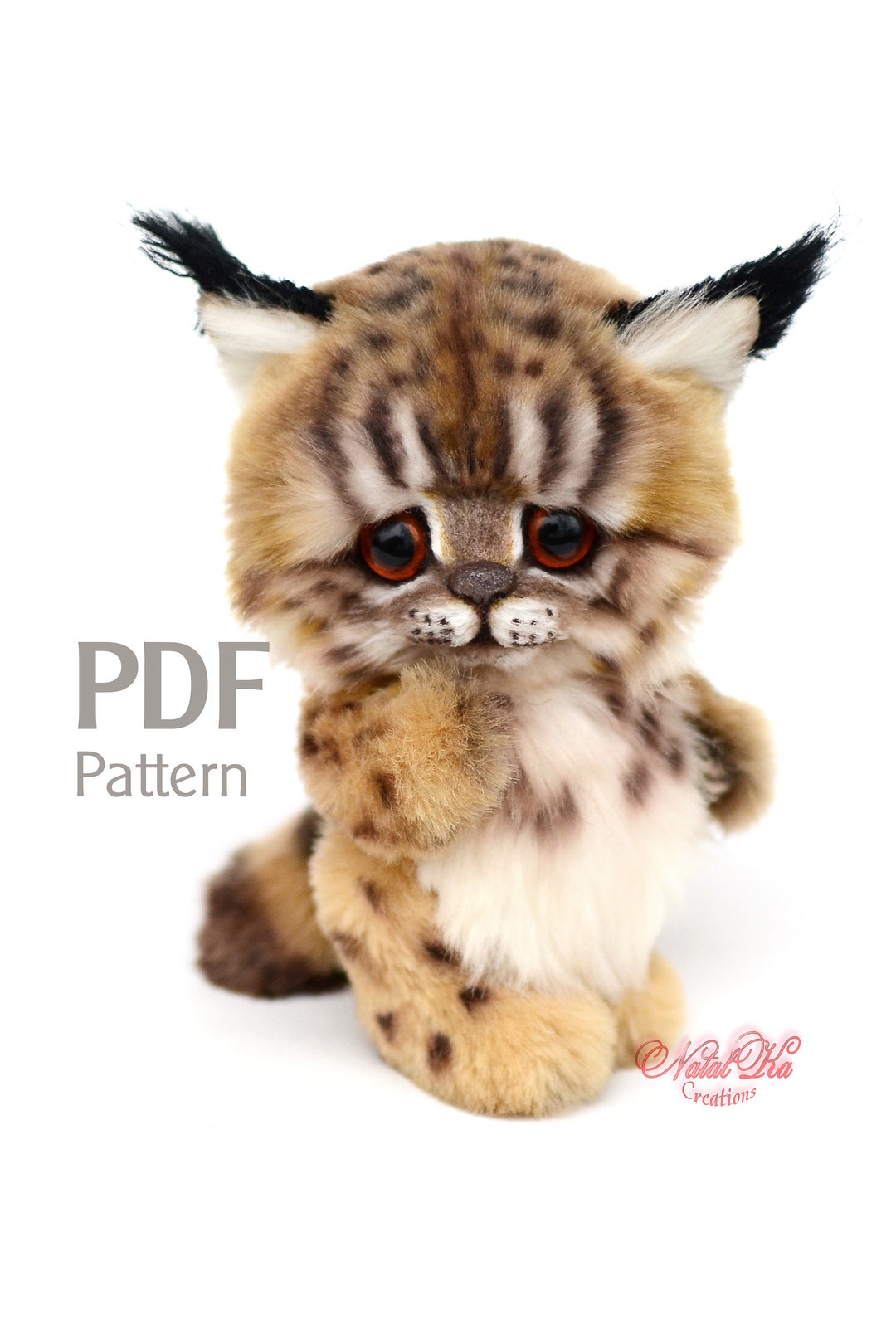 Teddy Lynx Livio Pattern With Material List and Sewing Instructions ...