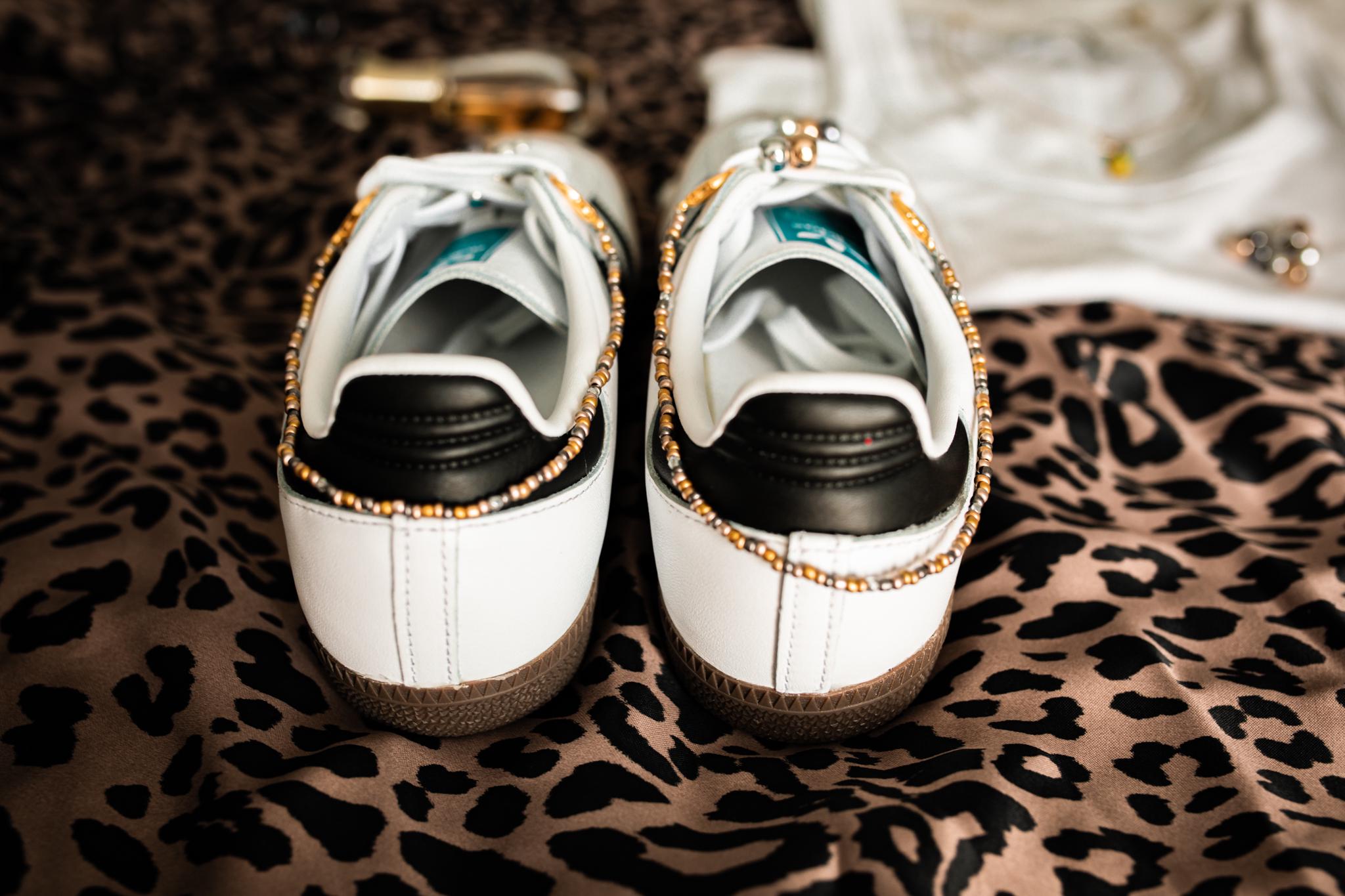 2 Pcsset of Shoelace Charms and Beaded Shoe Chain for Sneakers, Shoe ...