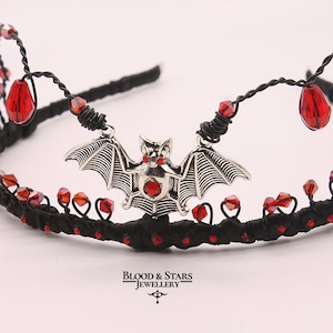 Gothic Vampire Princess Bat Tiara - Etsy