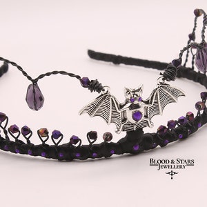 Gothic Vampire Princess Bat Tiara - Etsy