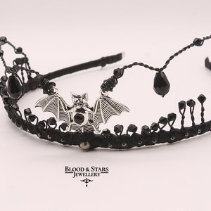 Gothic Vampire Princess Bat Tiara - Etsy