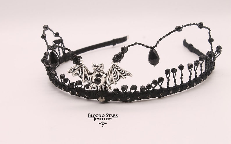 Gothic Vampire Princess Bat Tiara | Etsy
