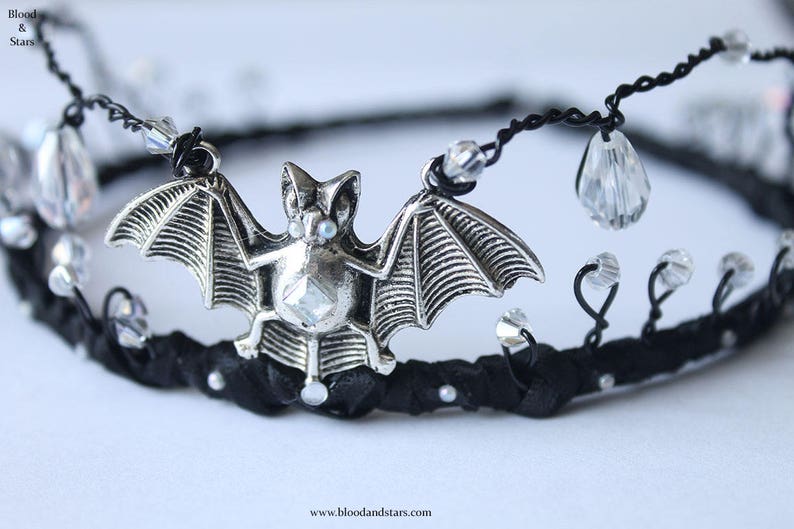 Gothic Vampire Princess Bat Tiara | Etsy