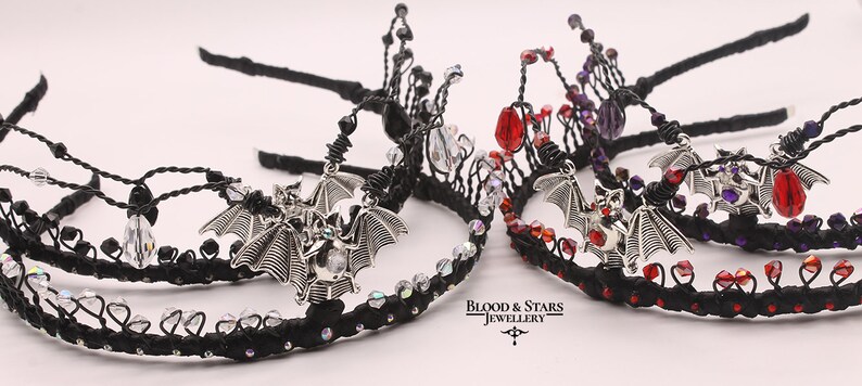 Gothic Vampire Princess Bat Tiara - Etsy