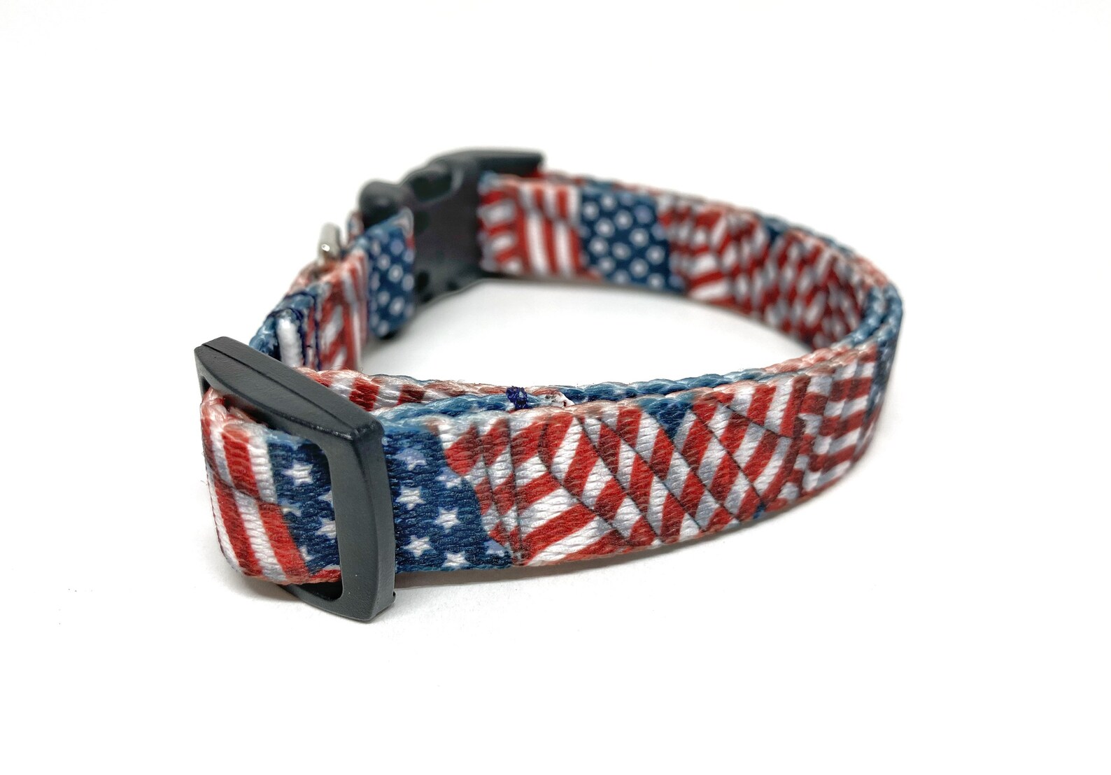 American Flag Dog Collar: Patriotic Stars & Stripes, 5/8" Wide - Etsy