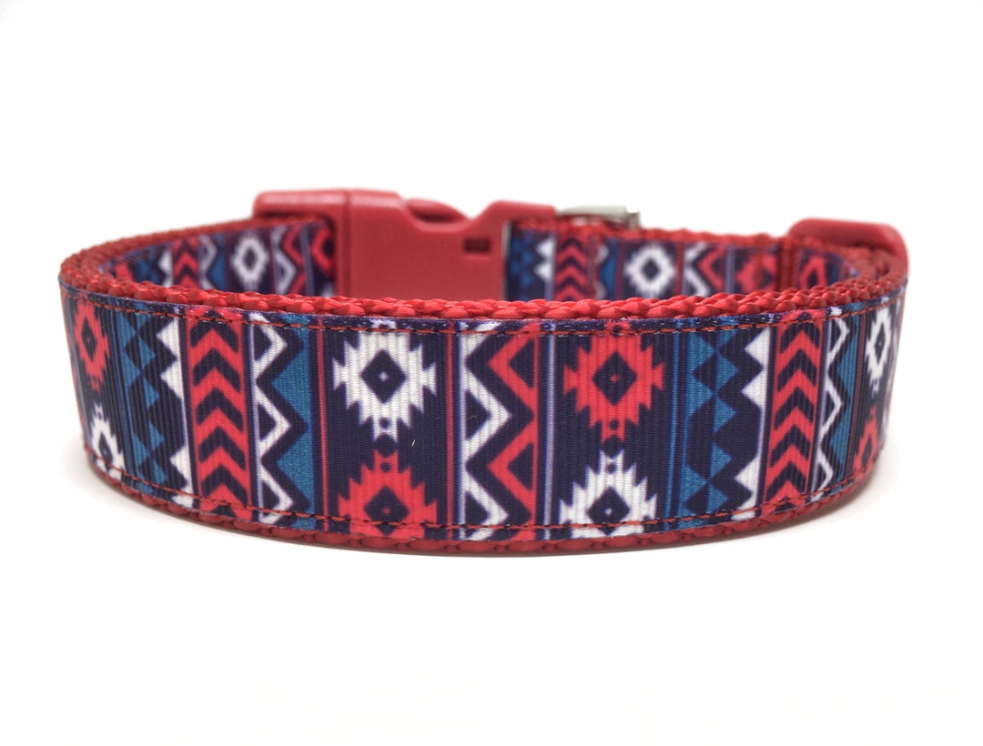 Aztec Tribal Dog Collar Adjustable - Etsy