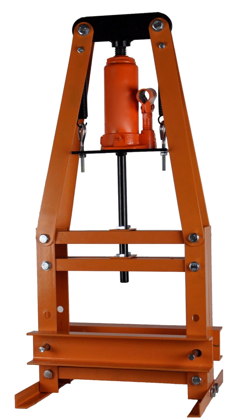 6 Ton Hydraulic Jewelers Hand Stamp Impact Press Gold Silver Ingot Bars ...